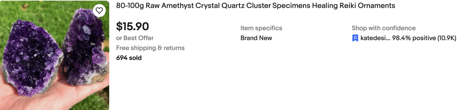 Gemstones, birthstones and crystals to sell? Where, when and how